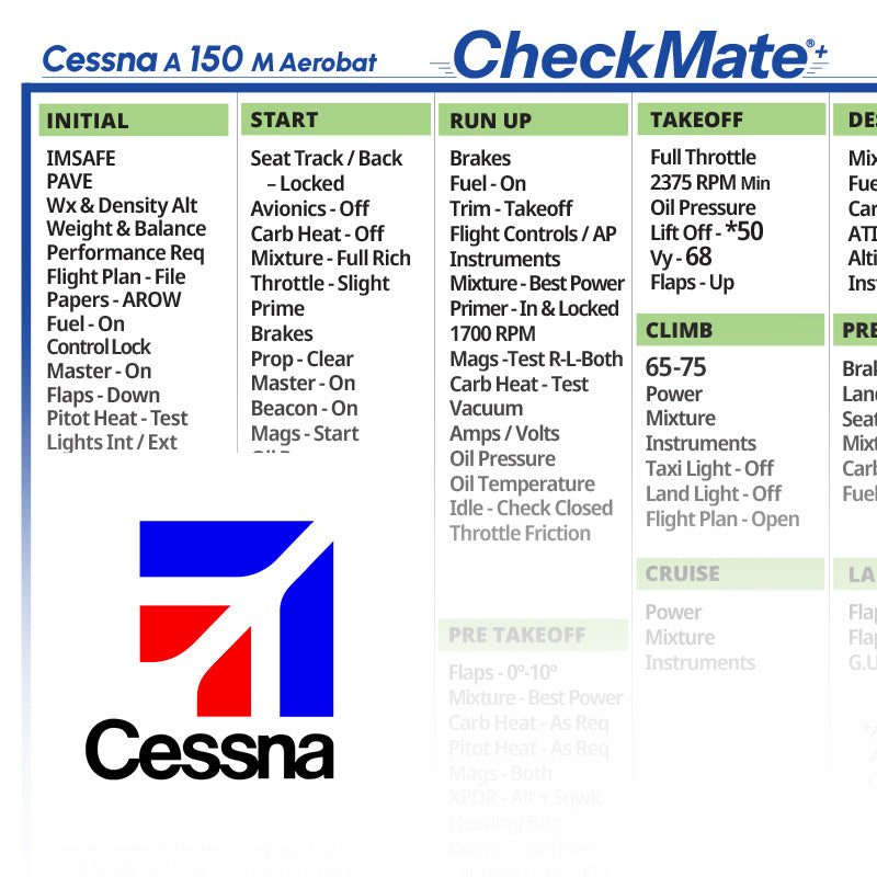 CheckMate+ Aviation Checklist