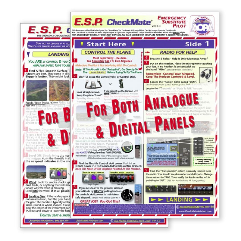 CheckMate+ Aviation Checklist